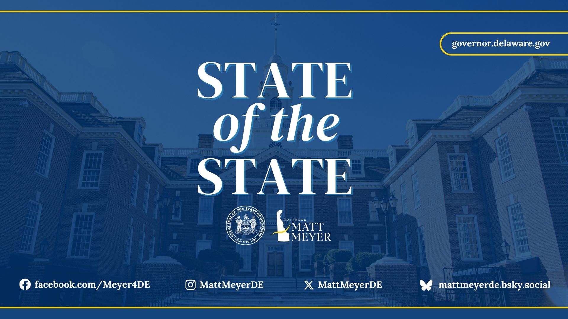 Text of the 2026 State of the State Speech - Governor Matt Meyer ...